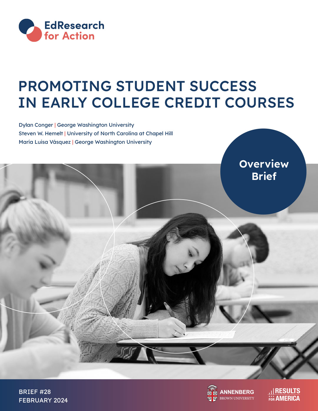 Promoting Student Success in Early College Credit Courses - EdResearch ...