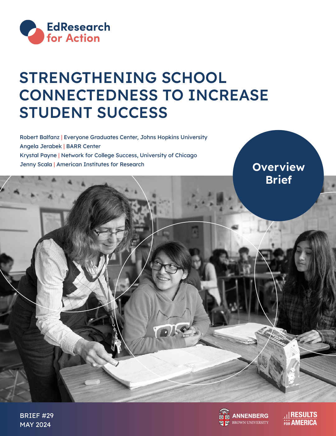 Strengthening School Connectedness to Increase Student Success - EdResearch for Action