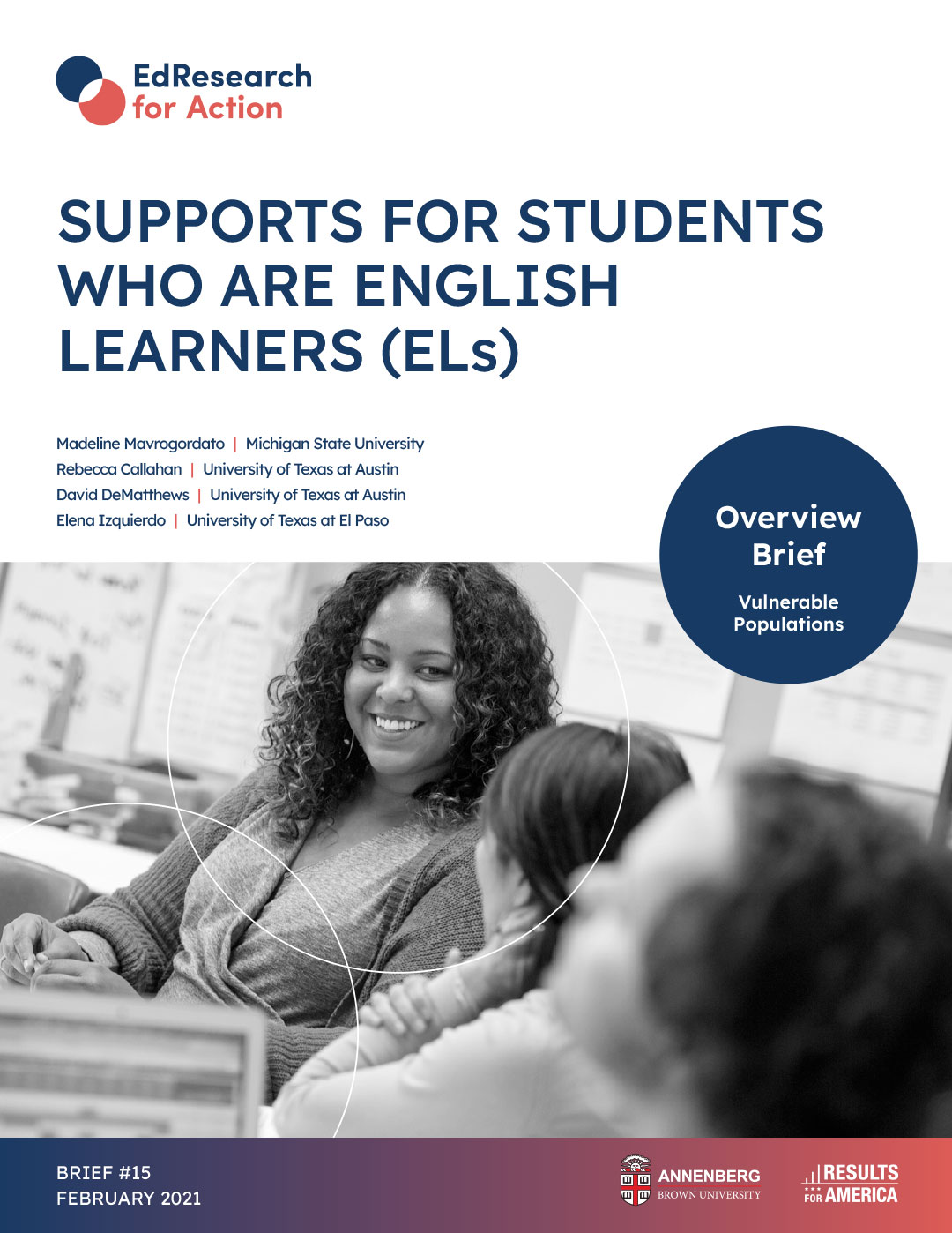 Supports For Students Who Are English Learners - EdResearch for Action