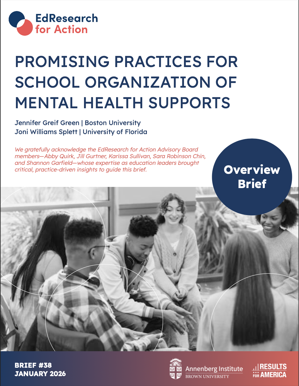 Promising Practices for School Organization of Mental Health Supports ...