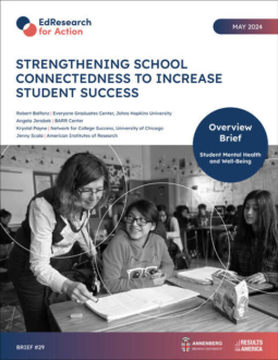 Strengthening School Connectedness to Increase Student Success ...